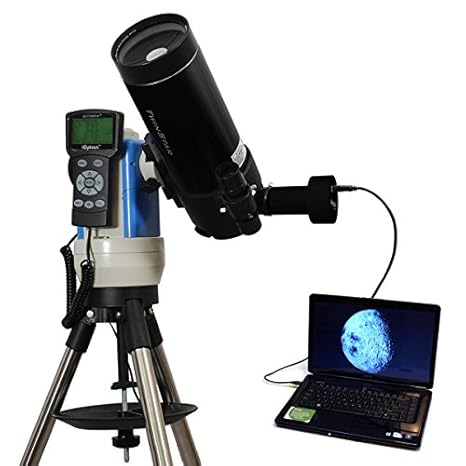 Amazon.com : Blue 90mm Portable Computer Controlled Telescope with 3MP ...