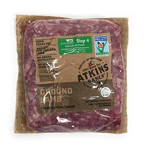 Atkins Ranch Ground Lamb, 1lb: Amazon.com: Grocery & Gourmet Food