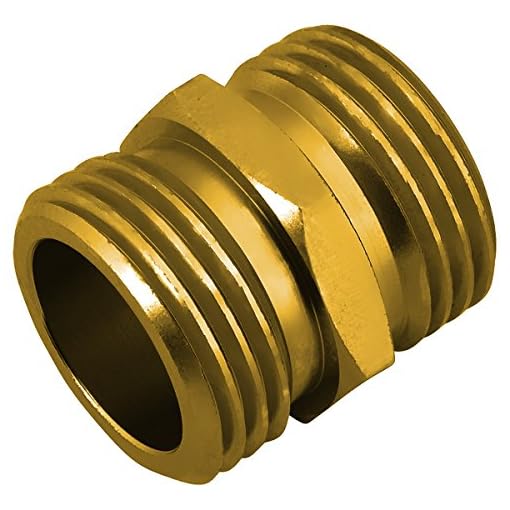 Metal Double Male Connector - irrigation supplies
