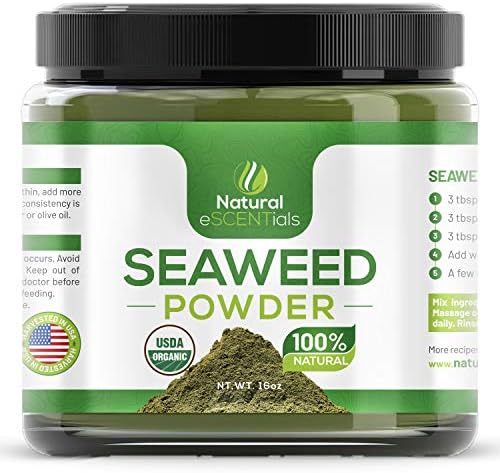 Sea Kelp USDA Organic 1 Lb - Kosher Certified Seaweed Powder - Kelp ...