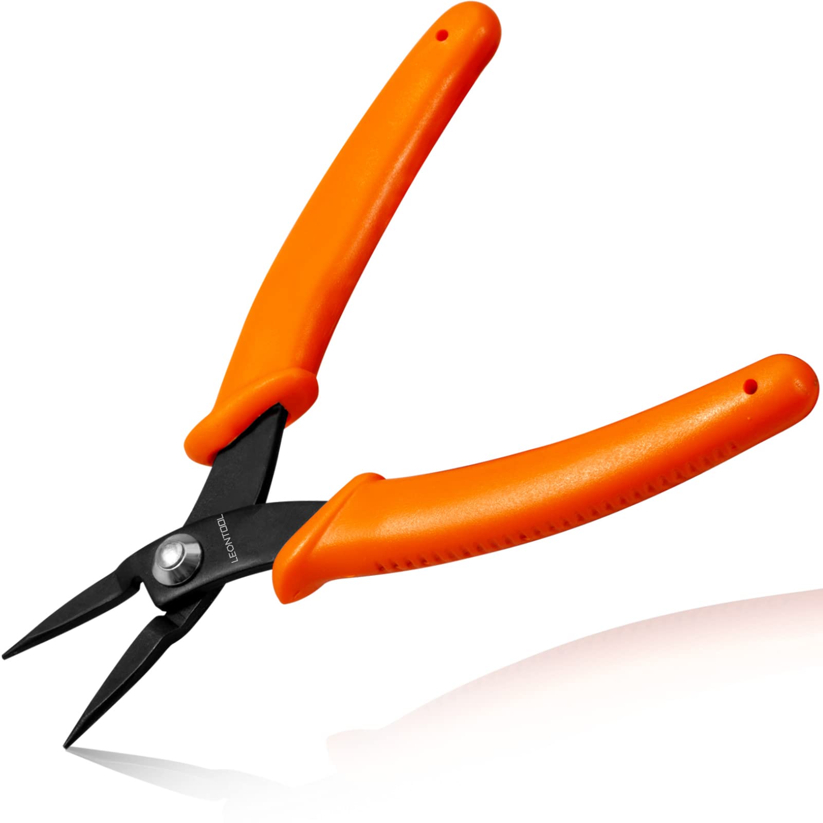 LEONTOOL 5-Inch Long Nose Pliers Specialty Pointed Nose Tweezer Nose ...
