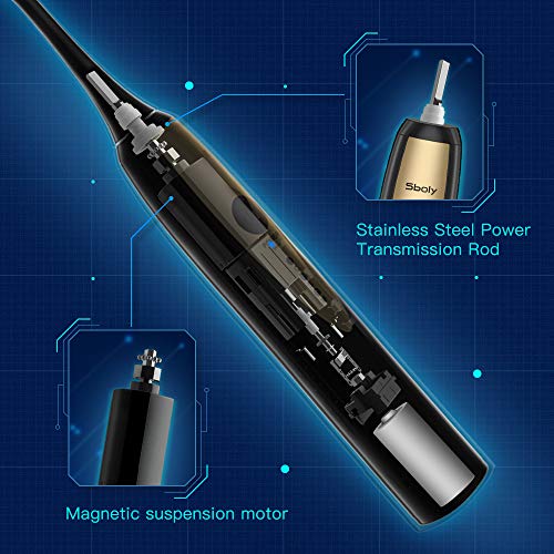 Sonic Electric Toothbrush Ultra-Powerful Magnetic Suspension Motor ...