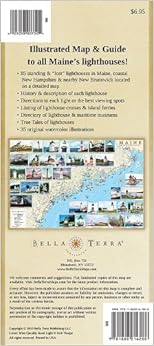 Maine Lighthouses Illustrated Map & Guide: Bella Stander, Peter M ...