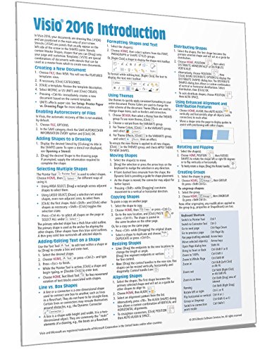 Microsoft Visio 2016 Introduction Quick Reference Guide - Windows ...