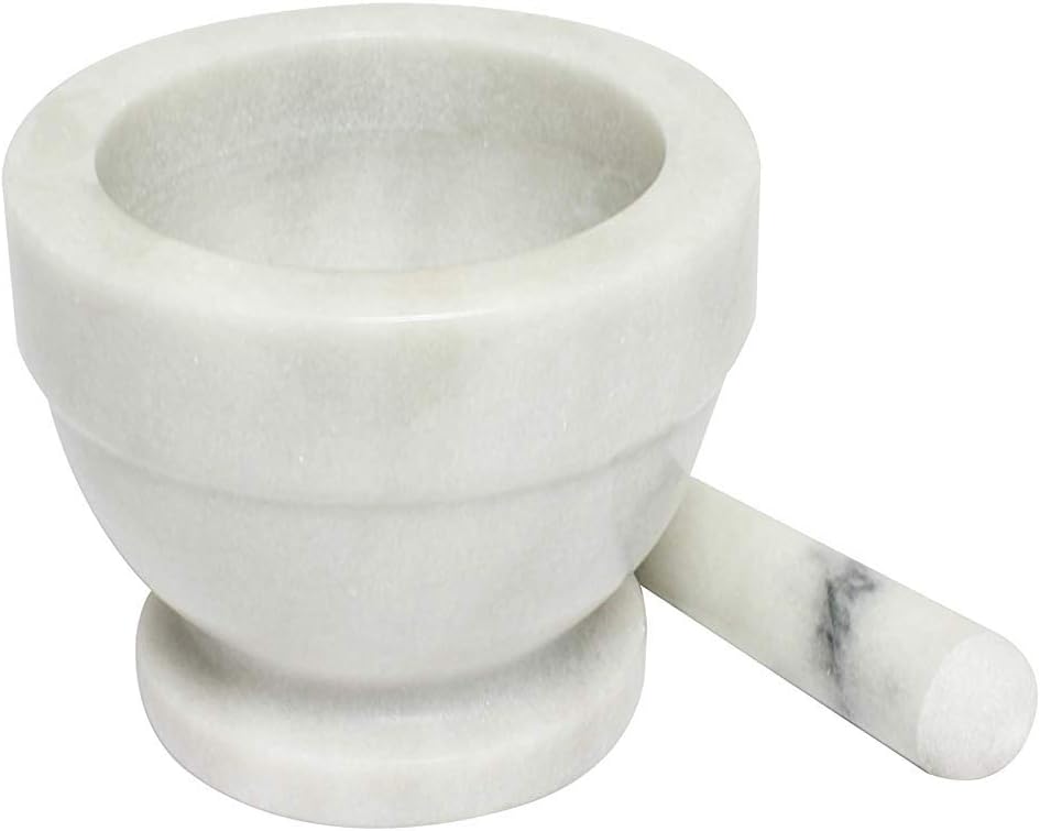 Amazon.com: Thunder Group Marble Grinder, 4-Inch: Mortar And Pestle ...