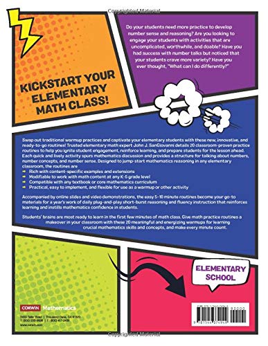 Daily Routines to Jump-Start Math Class, Elementary School: Engage ...