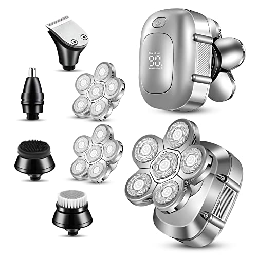 Roziaplus Head Shaver for Bald Men Electric Shavers Upgrade Rotary ...