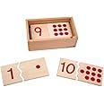 Amazon.com: Leader Joy Montessori USA Montessori Math Materials Number ...