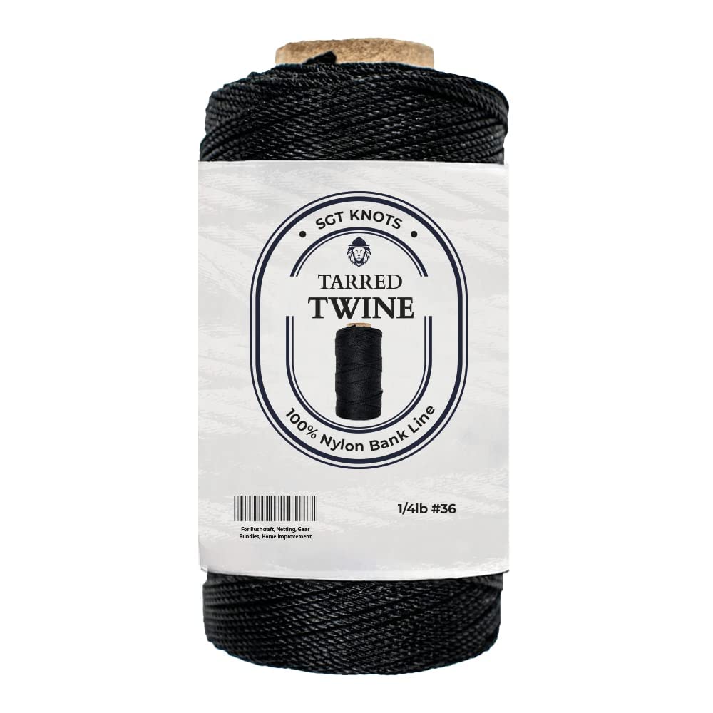 Mua Tarred Twine - 100% Nylon Bank Line for Bushcraft, Netting, Gear ...
