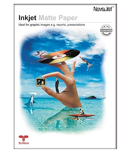 NOVAJET Matt Coated Paper 120 GSM A4 (100 Sheets): Amazon.in: Office ...