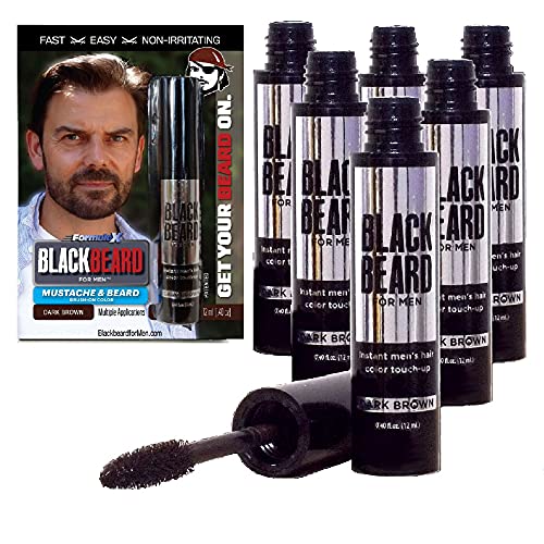 Blackbeard for Men Formula X Instant Mustache, Beard, Eyebrow and ...