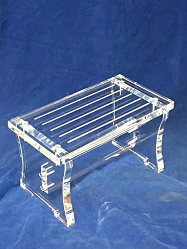 Amazon.com: Clear Acrylic Lucite Single Step Stool: Handmade