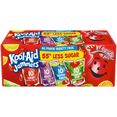 Kool-Aid Jammers Cherry, Grape, Tropical Punch & Strawberry Kiwi ...