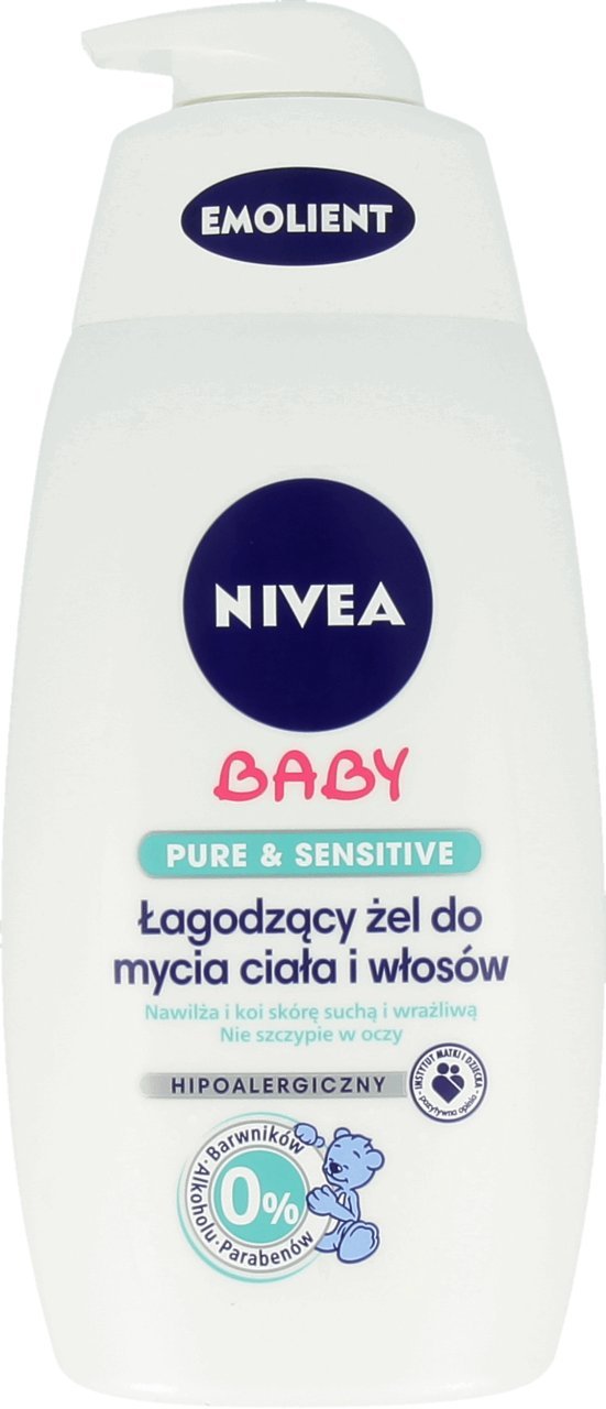 NIVEA BABY SOOTHING WASHING GEL EMOLLIENT HYPOALLERGENIC CHILDREN 500ml: Amazon.co.uk: Baby