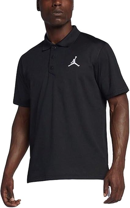 Jordan Men's Nike Team Golf Coach Polo Shirt (Black, X-Small): Amazon ...