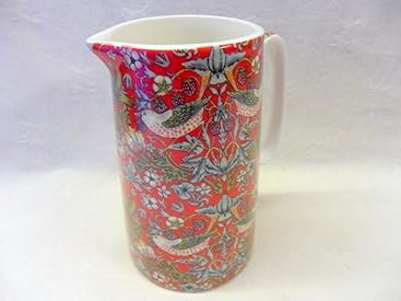Abbeydale Collection William Morris red strawberry thief extra large ...