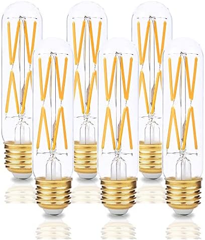 T10 Led Bulb, 8W Dimmable Led Tubular Bulbs, 75-85 Watt Incandescent ...