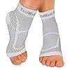 TechWare Pro Ankle Brace Compression Sleeve - Relieves Achilles Tendonitis, Joint Pain. Plantar ...