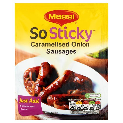 Maggi So Sticky Caramelised Onion Sausage Seasoning Mix, 44g: Amazon.co ...
