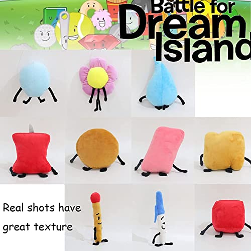 LINJIENIUXHA Battle For Dream Island Plush, Bfdi Plushies,5.9''-9.8 ...