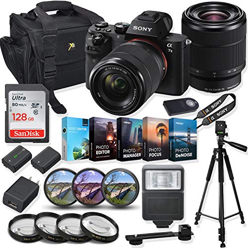 Sony Alpha a7 II Mirrorless Digital Camera with FE 28-70mm f/3.5-5.6 OSS Lens + Photo/Video ...