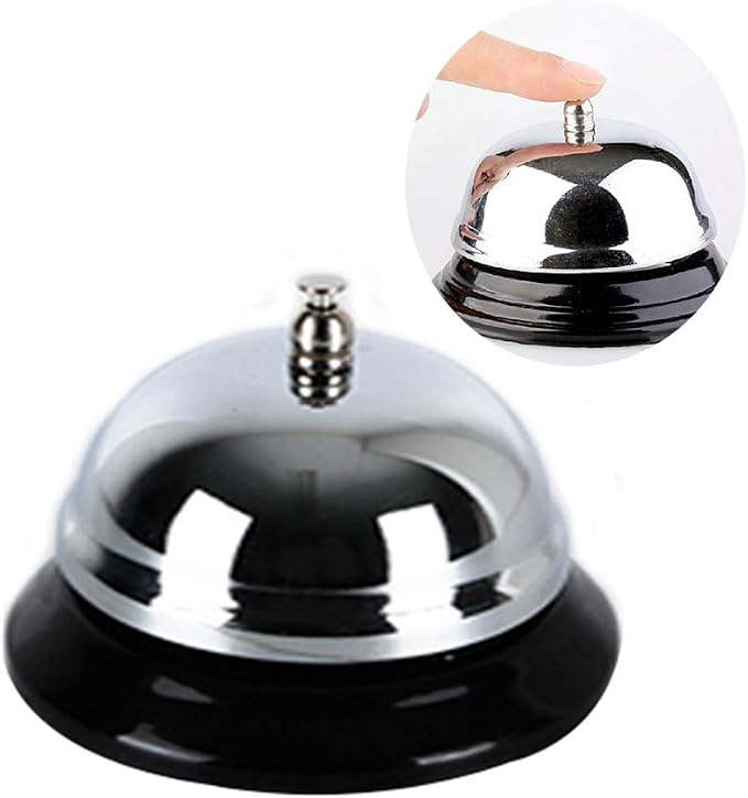 Fablcrew 1Pcs Cloche Sonnette Clochette de Table Sonnette de Service ...