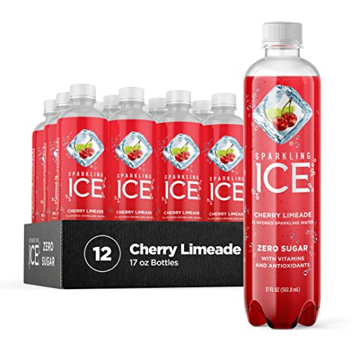 Sparkling Ice, Cherry Limeade Sparkling Water, Zero Sugar Flavored ...
