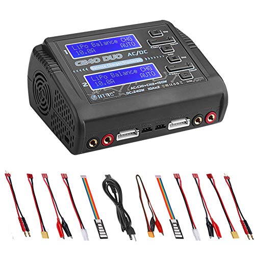 ICQUANZX LiPo Battery Charger, LiPo Charger Discharger Dual AC150W ...