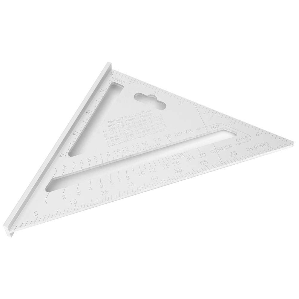 Triangle Ruler,Aluminum Alloy R Triangle Ruler,45 Degree Square Ruler ...
