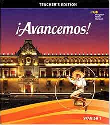 ¡Avancemos! Level 1, Teacher's Edition (Spanish Edition): Houghton ...