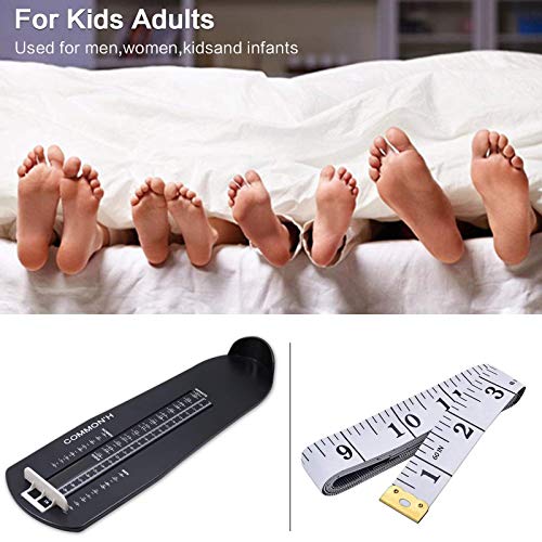 COMMON'H Shoe Sizer Foot Measurement Device Shoe Feet Measuring Ruler ...