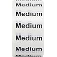 Amazon.com: Small Clothing Labels Size Strip Stickers for Retail ...