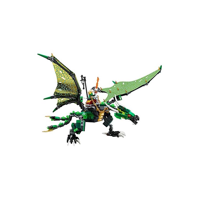 LEGO Ninjago 70593 The Green NRG Dragon Building Kit (567 Piece ...