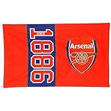 Amazon.com : Arsenal FC - Official Crest 5' x 3' Flag : Sports & Outdoors