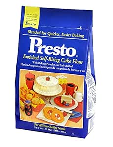 Amazon.com : Presto Self-Rising Cake Flour With Baking Powder & Salt ...