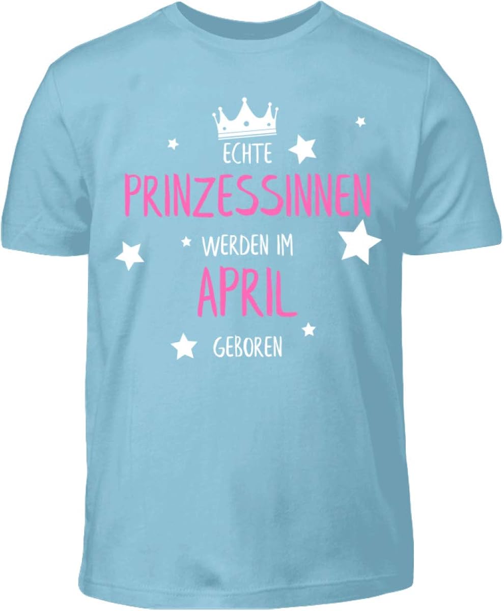 Hochwertiges Kinder T-Shirt - April Geburtstag Geschenk T-Shirt ...