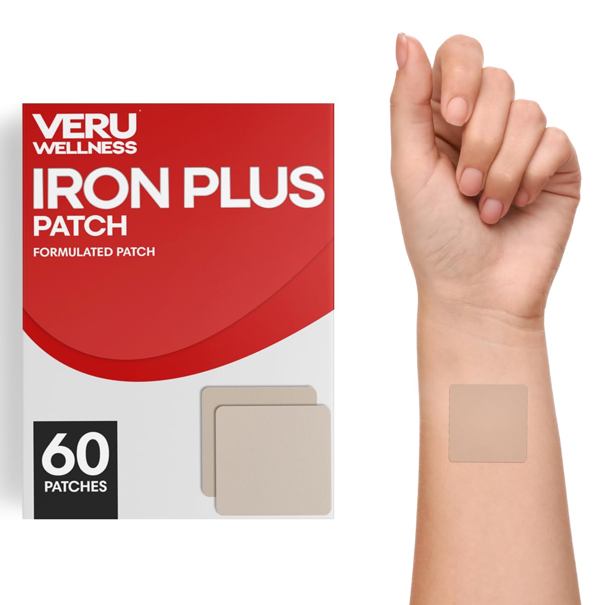Mua Iron Plus Daily Patch - Iron Deficiency Support - Blood Levels and ...
