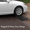 Pyle Car Driveway Adjustable Curb Ramps - 3 Pack Heavy Duty Rubber ...