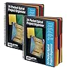 24 Pocket Poly Spiral Project Organizer (2pack), Heavy Duty, with ...