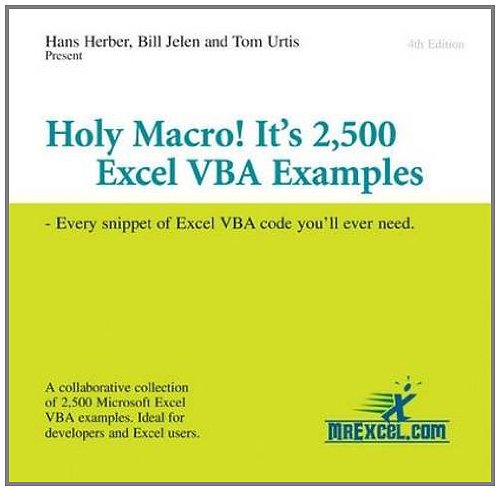  B e s t Holy Macro It s 2 500 Excel VBA Examples Every Snippet Of 