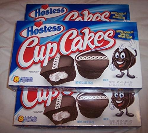 Hostess Cup Cakes -3 Box Pack- 24 Cup Cakes in Kuwait | Whizz Cupcakes