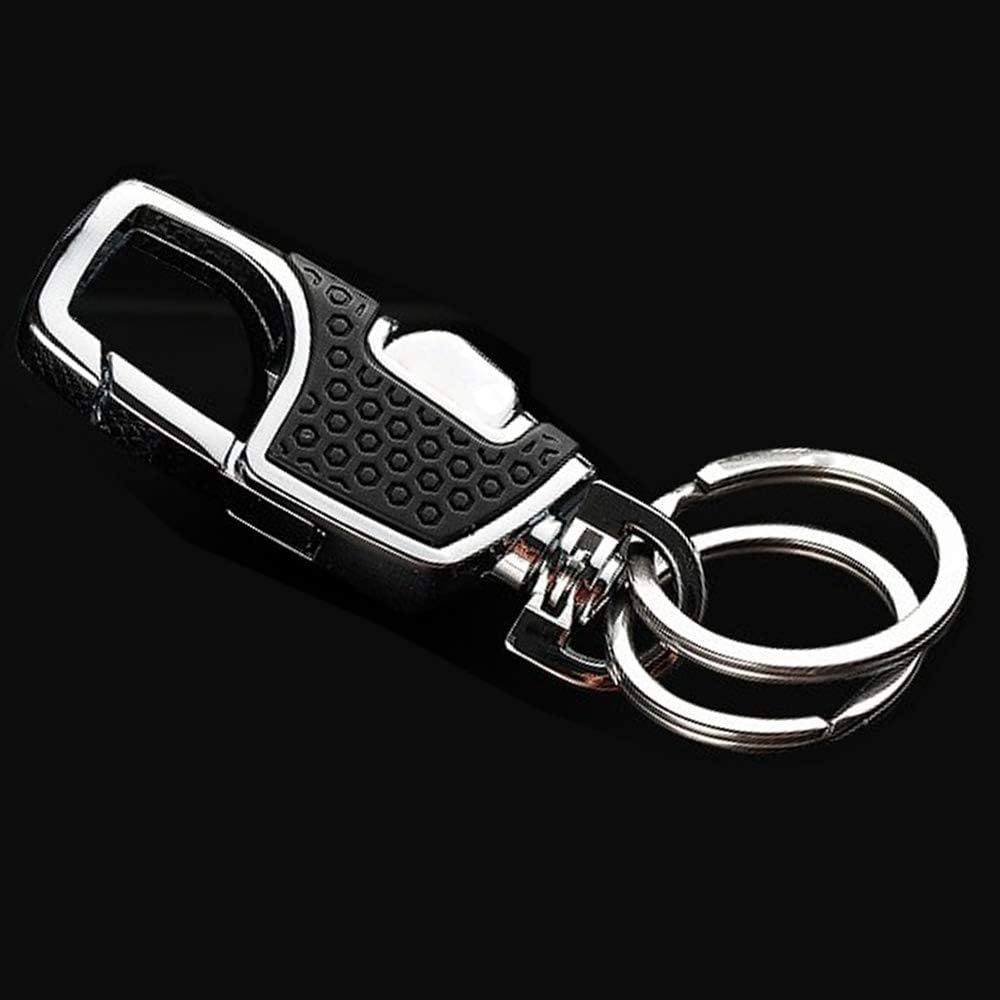 Amazon.com: FasHuby Key Chain with 2 Key Rings, Heavy Duty Car Keychain ...