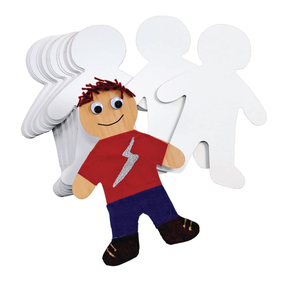 Mua Colorations Giant Person Shapes for Kids, Set of 24, Sturdy Paper ...