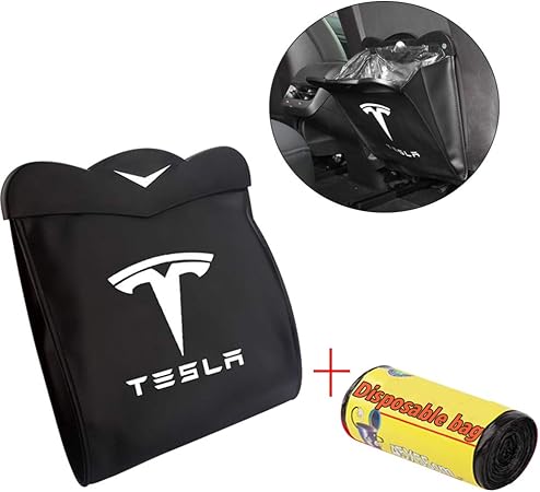 Amazon.com: Farmogo Tesla Model 3 Trash Can Back Seat Garbage Bin ...