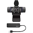 Amazon.com: Logitech C920S HD Pro Webcam with Privacy Shutter Bundle ...