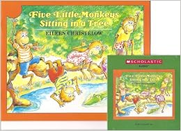 Five Little Monkeys Sitting in a Tree (Book and Audio CD) (Paperback ...