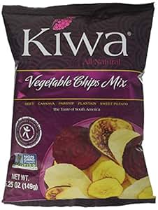 Amazon.com: Kiwa Original Vegetable Chips Mix, 5.25 Ounce