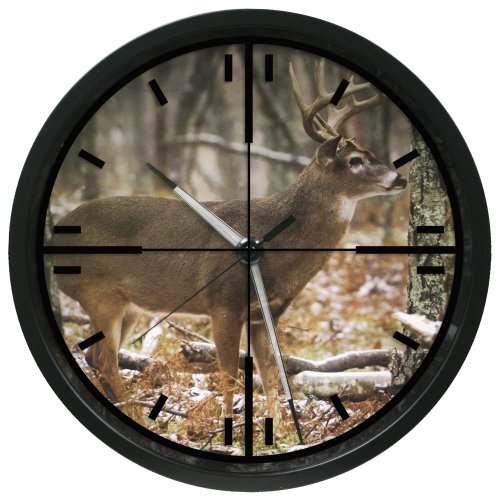 Buy La Crosse Technology 403-312A 12-Inch Wildlife Crosshair Wall Clock ...