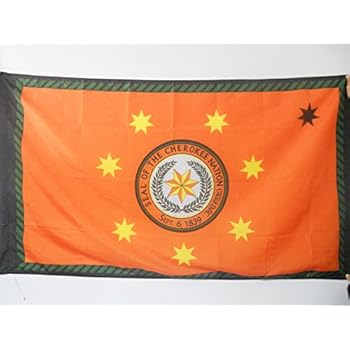 Amazon.com : Large Flag Eastern Band Cherokee flag outdoor Flag Flying ...