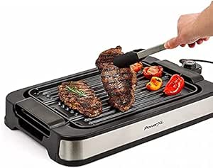 Amazon.com: PowerXL Premium Indoor Electric Grill, Smokeless BBQ, Multi ...